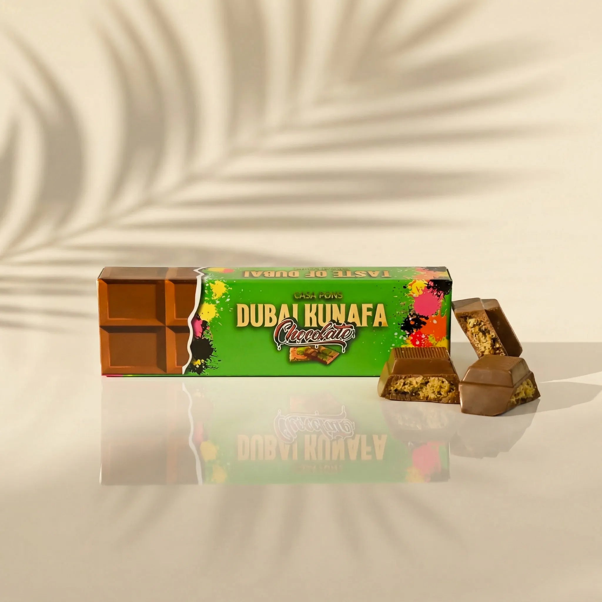 Dubai Kunafa Chocolate Bar Mini – 45g – Casapons