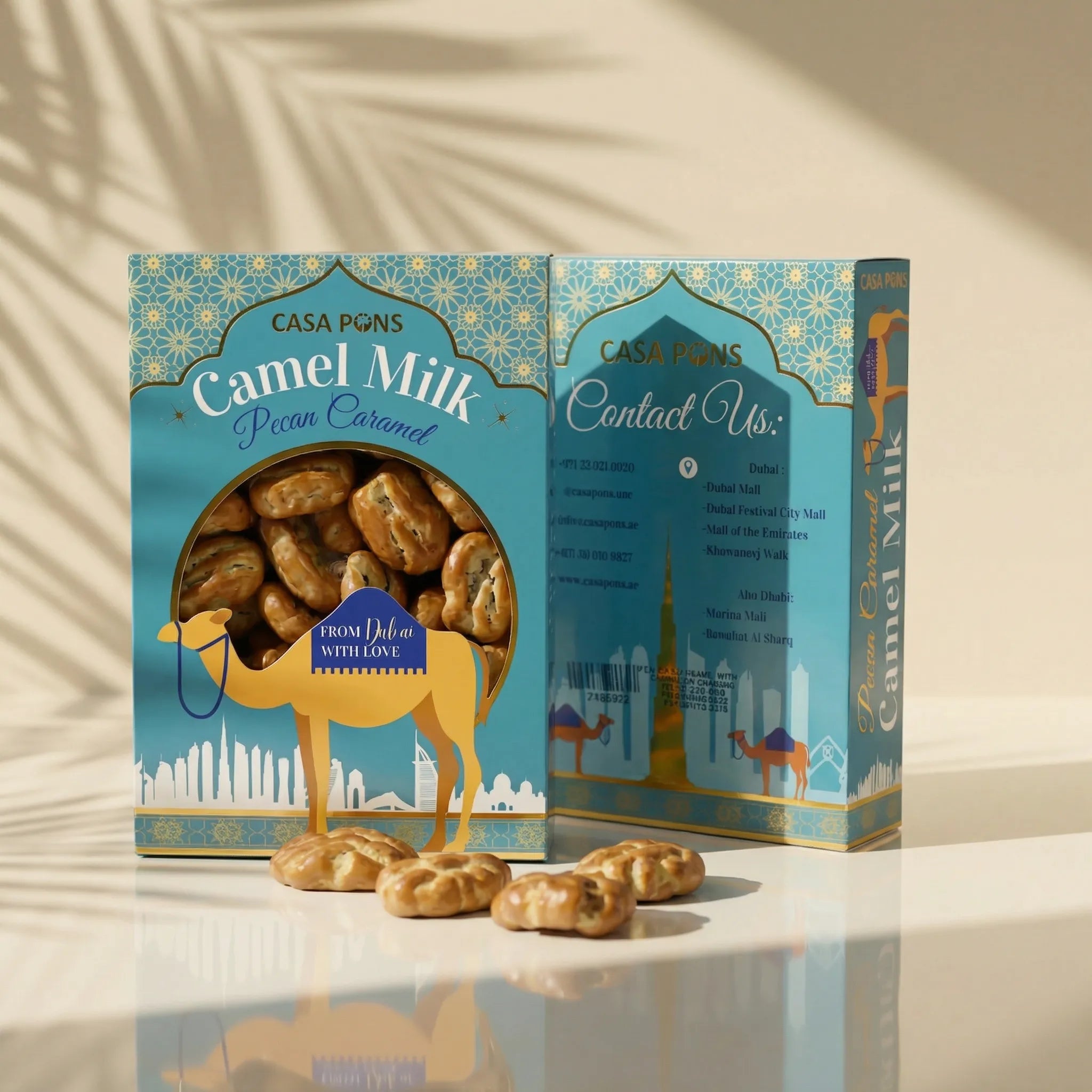 Dubai Pecan Souvenir – Camel Milk (400 g) – Casapons